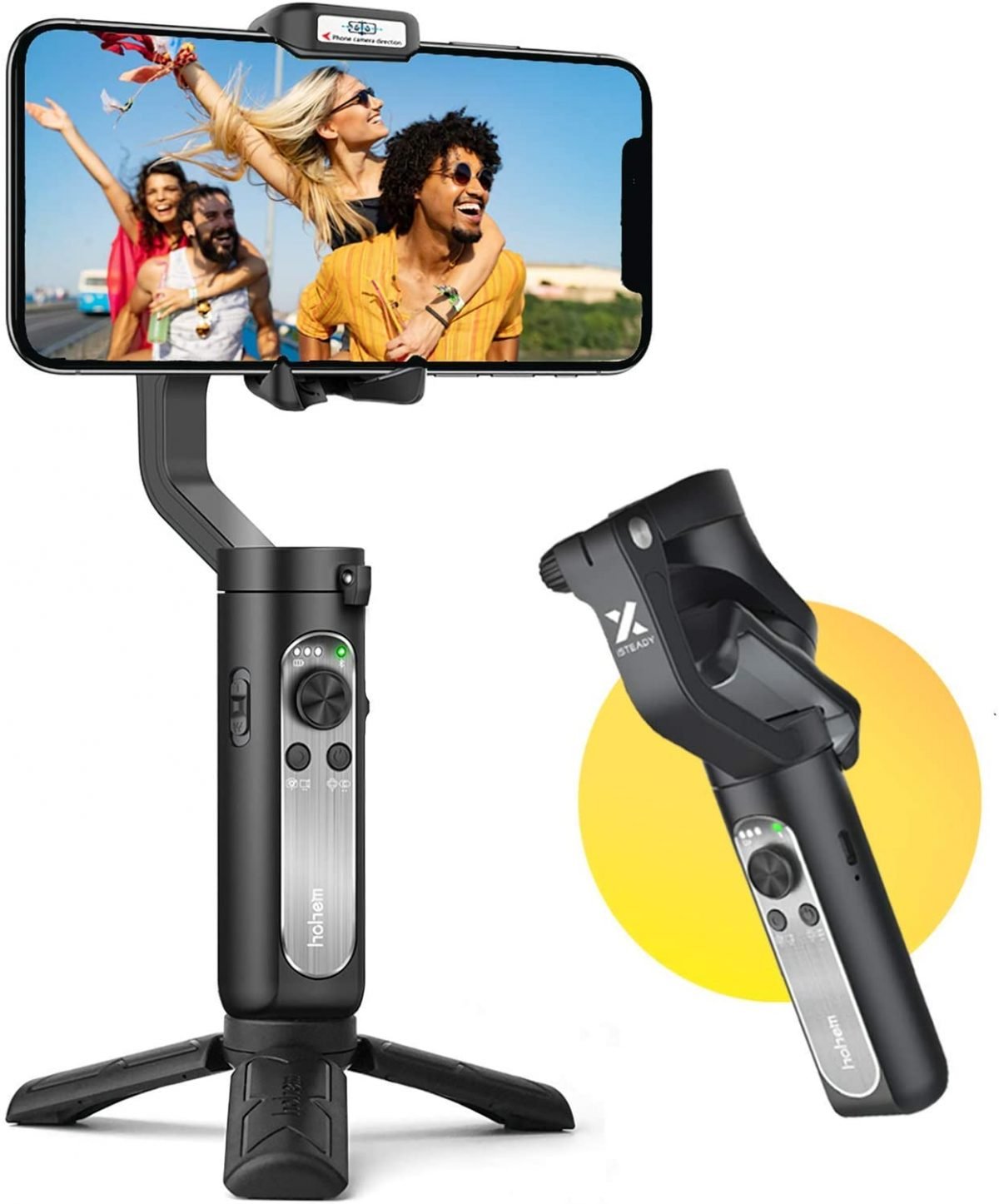 🎬 ESTABILIZADOR para teléfono móvil Hohem iSteady X-Nero.